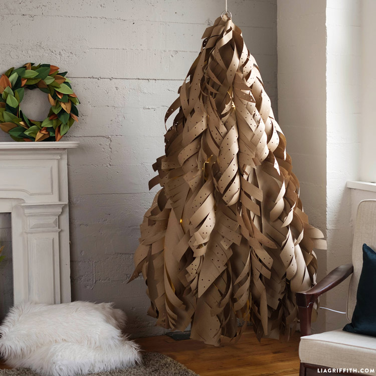 Our Kraft Paper Christmas Tree | Lia Griffith | Bloglovin’
